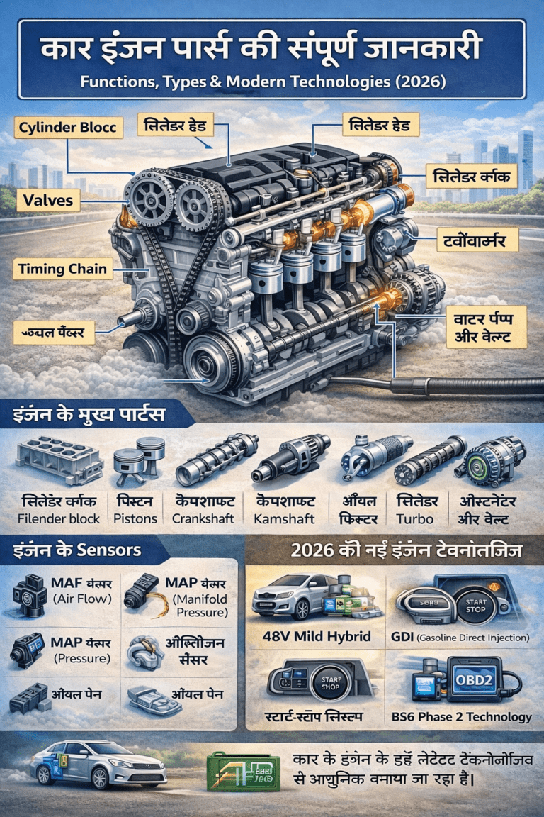 “Car Engine Parts Explained: Functions, Types & Modern Engine ...